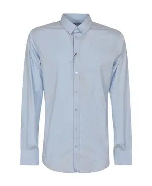 Dolce & Gabbana Dolce Gabbana Long-sleeved Buttoned Shirt - Blue