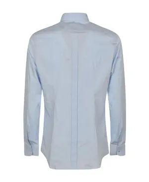 Dolce & Gabbana Dolce Gabbana Long-sleeved Buttoned Shirt - Blue