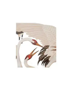 Gucci Heron Print Wallpaper - Brown