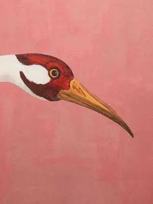 Gucci Heron Print Wallpaper - Brown