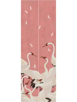Gucci Heron Print Wallpaper - Brown
