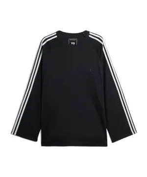 Y3 Long-sleeved 3-striped T-shirt