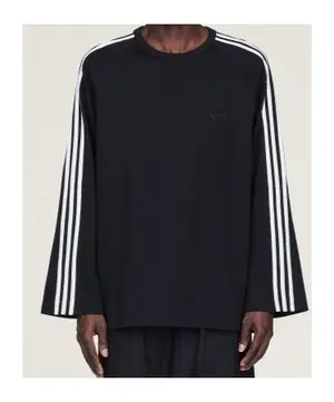 Y3 Long-sleeved 3-striped T-shirt
