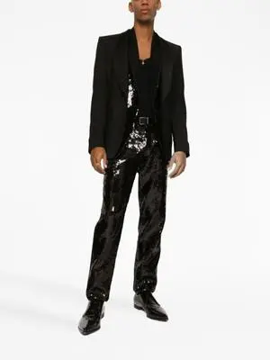 Dolce & Gabbana Sicilia-fit Tuxedo Jacket - Black