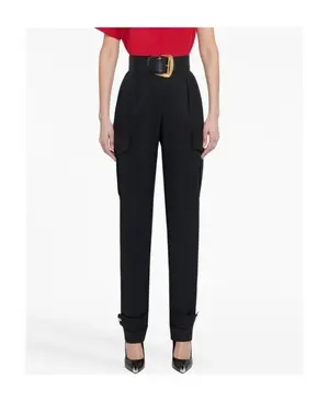 Alexander McQueen High Waisted Cargo Pants
