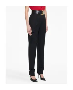 Alexander McQueen High Waisted Cargo Pants