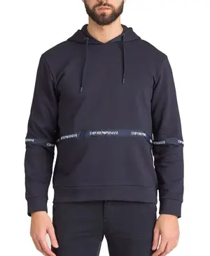 Emporio Armani Logo Detail Hoodie