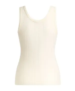 Etro Hood And Punched Detailed Knit Vest Top