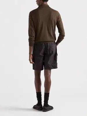 Prada Re-nylon Cargo Swim Trunks - Black