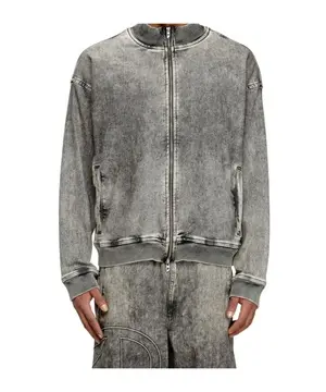 DIESEL® D-carly-s Track Denim Zip-up Jacket