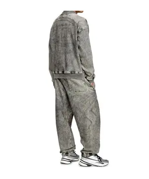 DIESEL® D-carly-s Track Denim Zip-up Jacket