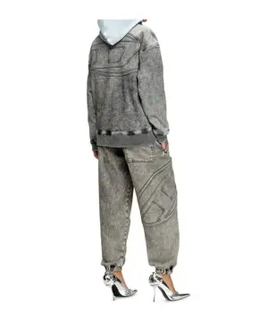 DIESEL® D-carly-s Track Denim Zip-up Jacket