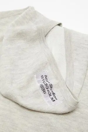Acne Studios Logo Hoodie - Light Gray Mixed Colors
