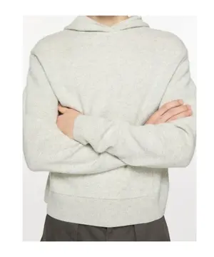 Acne Studios Logo Hoodie - Light Gray Mixed Colors