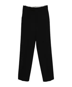 RÓHE Belt Loop Casual Pants - Black