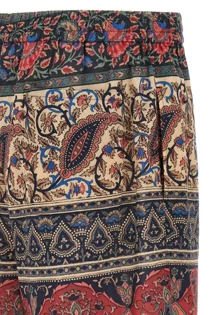 Valentino Garavani Paisley Print Cotton Bermuda Shorts