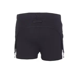 JEAN PAUL GAULTIER Ribbed Garter Shorts With Logo Detail