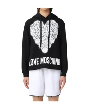 Moschino Lace Heart Hoodie