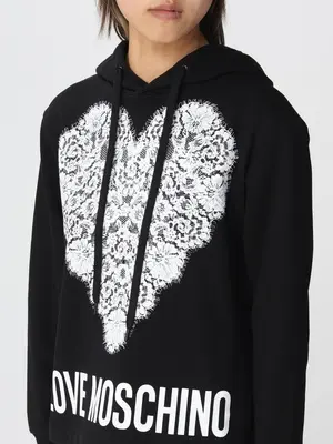 Moschino Lace Heart Hoodie