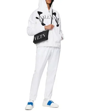 Valentino Garavani Vltn Logo Printed Messenger Bag