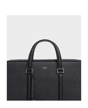 Celine Medium Grain Logo Briefcase