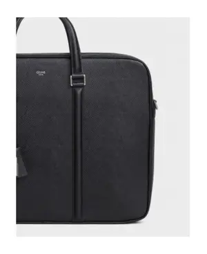 Celine Medium Grain Logo Briefcase