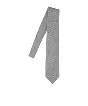 TOM FORD Pointed Tip Neck Tie - Gray