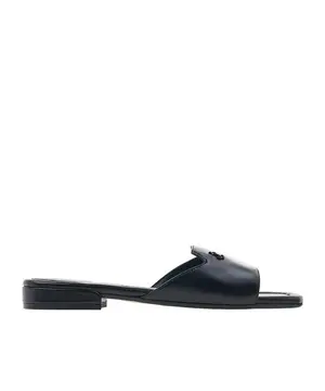 JIMMY CHOO Square-toe Flat Sandals
