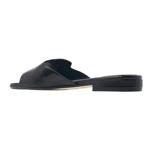 JIMMY CHOO Square-toe Flat Sandals