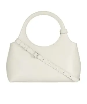 COURREGES Courrèges Holy Day Top Handle Bag With Buckle Details - Hemp