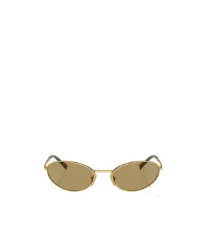 Prada Oval Full Rim Sunglasses
