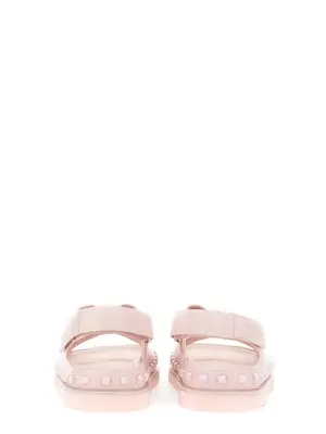 Ash Logo Embellished Flat Sandals