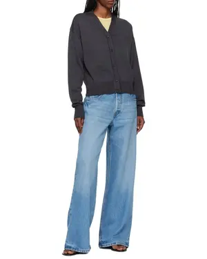Jacquemus Logo Embroidered V-neck Cardigan