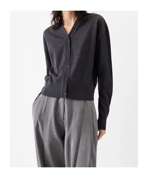 Jacquemus Logo Embroidered V-neck Cardigan