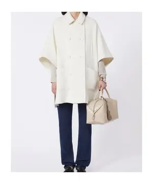 Max Mara Croc-embossed Shoulder Bag - Nude