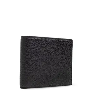 Gucci Logo Embossed Bi-fold Wallet