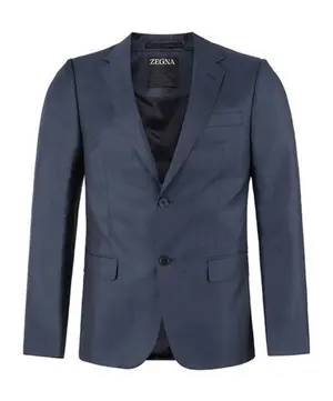 Zegna Single-breasted Two-piece Suit - Blue