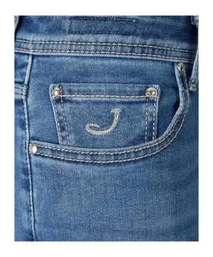 Jacob Cohen Belt Loop Jeans - Blue