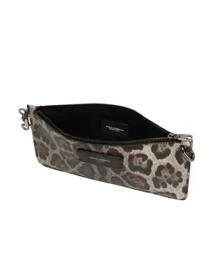 Dolce & Gabbana Leopard Print Toiletry Bag - Multicolor