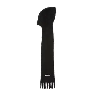 Acne Studios Fringed Scarf - Black