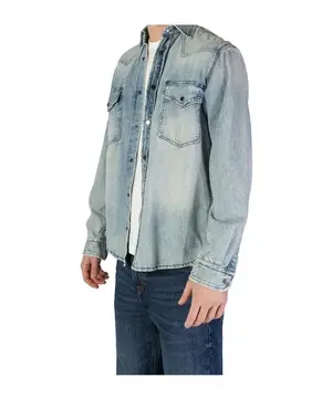Hugo Boss Press-stud Denim Shirt