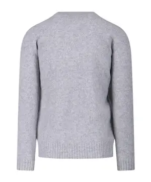 DRUMOHR Lambswool Crew-neck Sweater - Grey