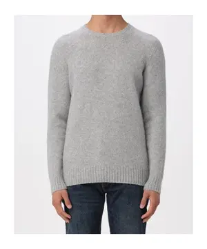 DRUMOHR Lambswool Crew-neck Sweater - Grey