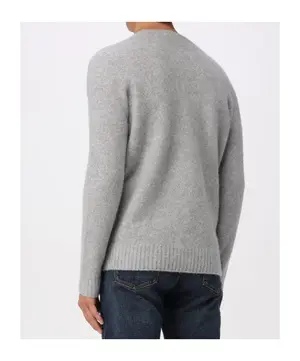DRUMOHR Lambswool Crew-neck Sweater - Grey