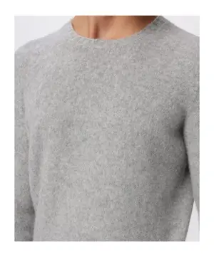 DRUMOHR Lambswool Crew-neck Sweater - Grey