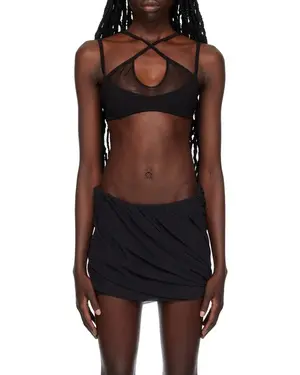 Attico The Amos Cropped Tank Top