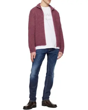 Dsquared2 Distressed Straight-leg Jeans - Blue