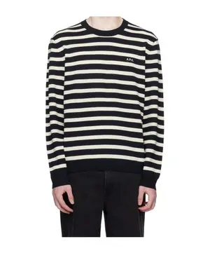 A.p.c. Striped Knitted Jumper