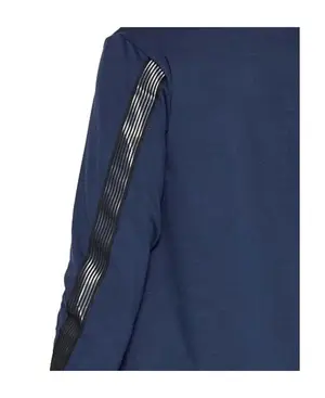 EA7 Navy Logo Printed Hoodie