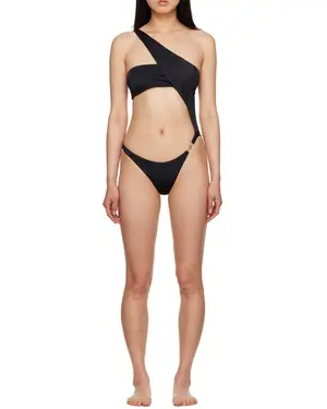 Versace Medusa Head One-piece Swimsuit - Black